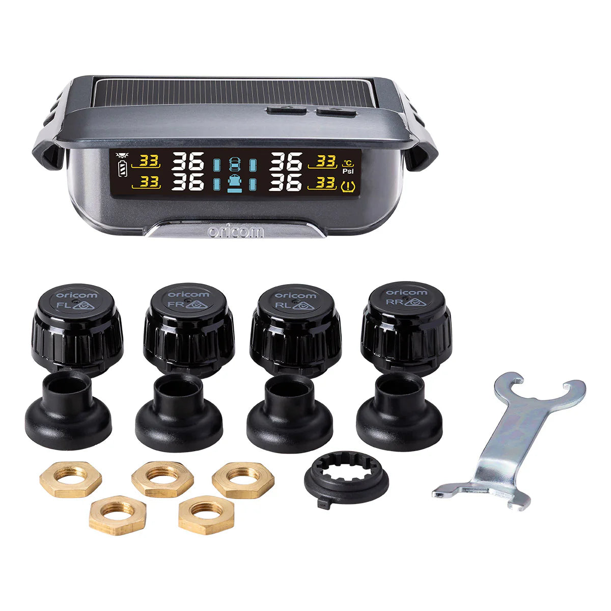 Oricom APP DIY TPMS W Multicolour Display - 4 External Sensor – Award ...