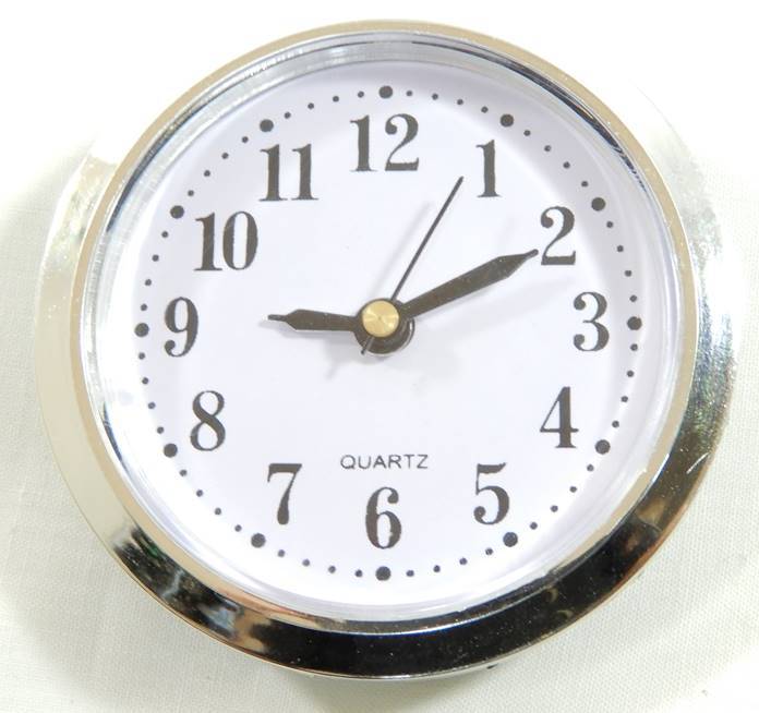Wall Clock Silver 6cm – Award RV Superstore