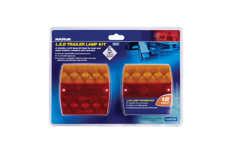 NARVA LED Slimline Trailer Lamp Kit 93430BL2 – Award RV Superstore