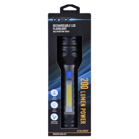 BRILLAR RECHARGEABLE LED FLASHLIGHT – Award RV Superstore