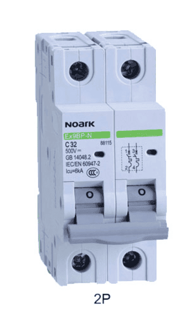 Noark 10A 2-Pole 360V Non-Polarised DC Solar Circuit Breaker – Award RV ...
