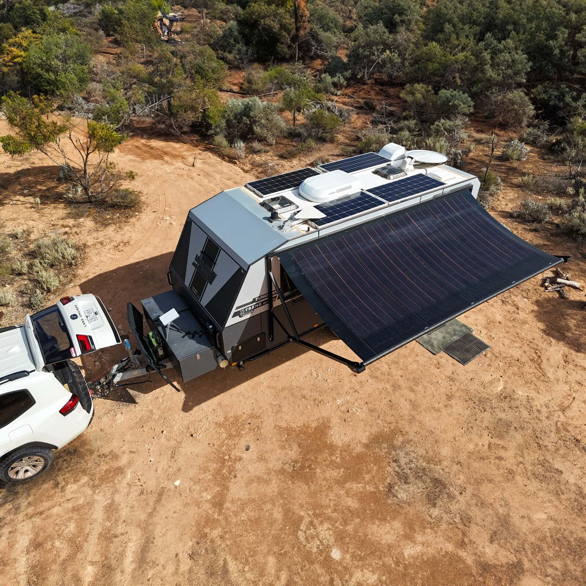 Luxury Awnings Flexible Solar Awning – Award RV Superstore